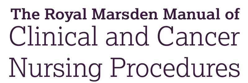 Chapters - Royal Marsden Manual